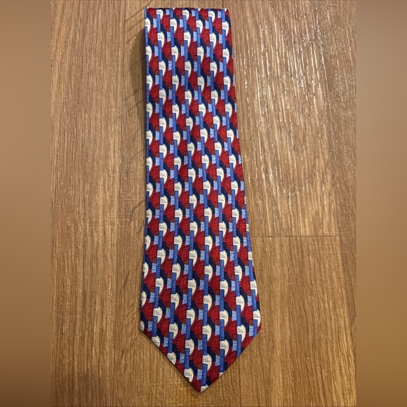 Accessories | Fumagallis Mens Silk Tie Made In Spain Redbluecream ...